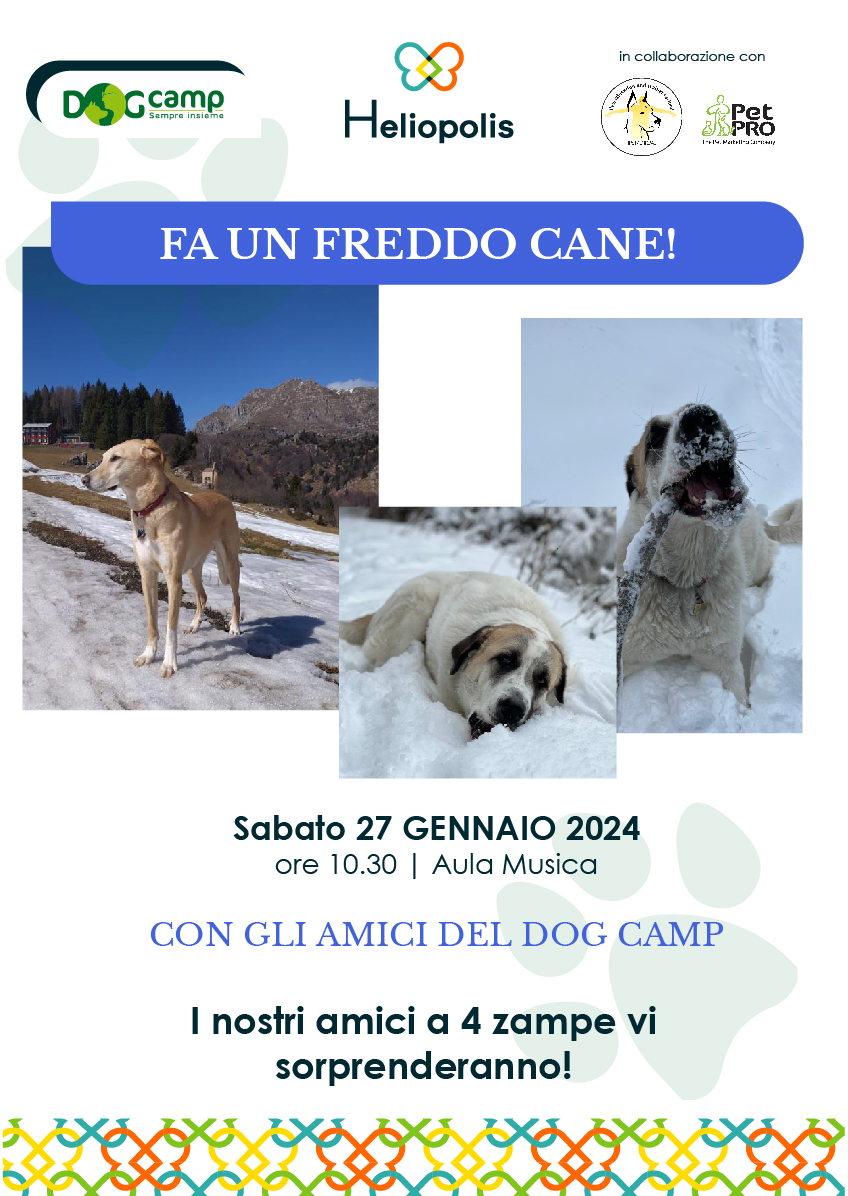 HeliopolisPet therapy & Dog Camp | Korian residenze per anziani